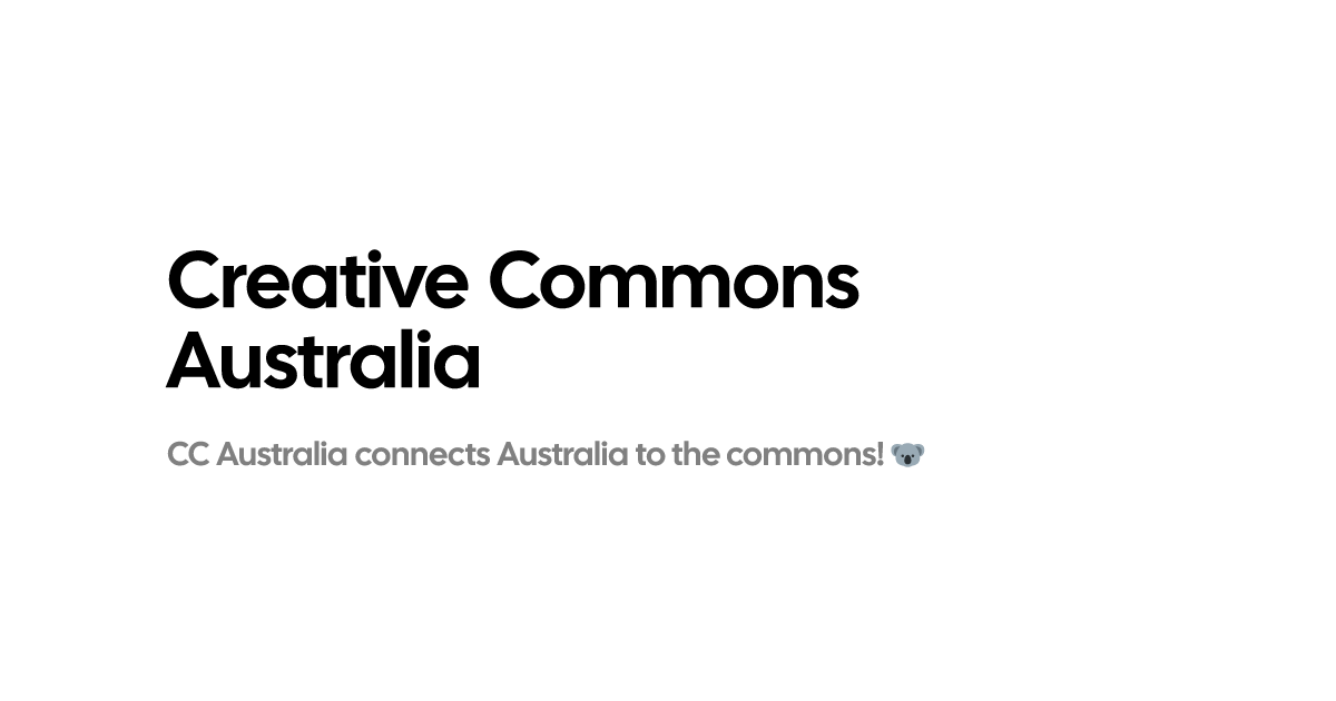 Creative Commons Australia